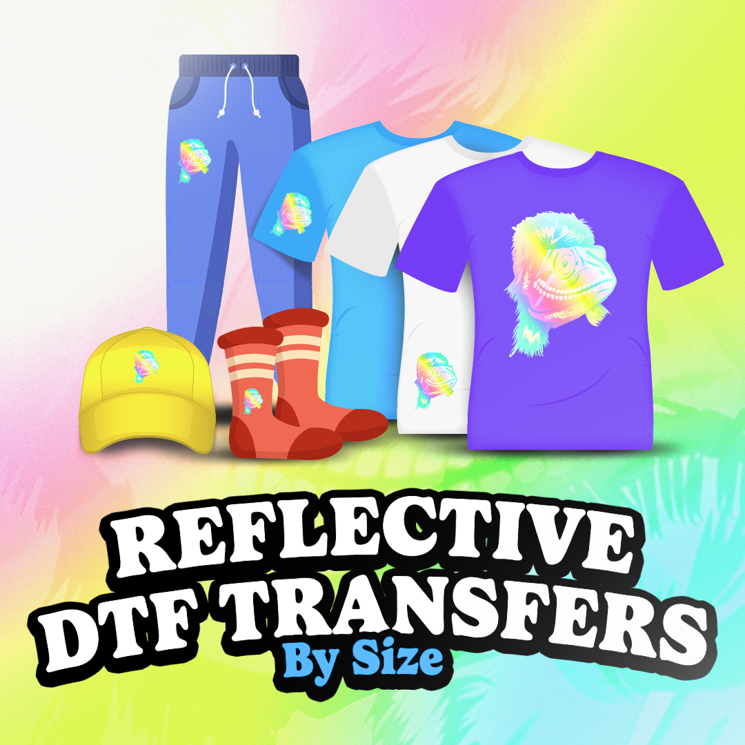 Custom Reflective DTF Transfer By Size – SJG Transfers